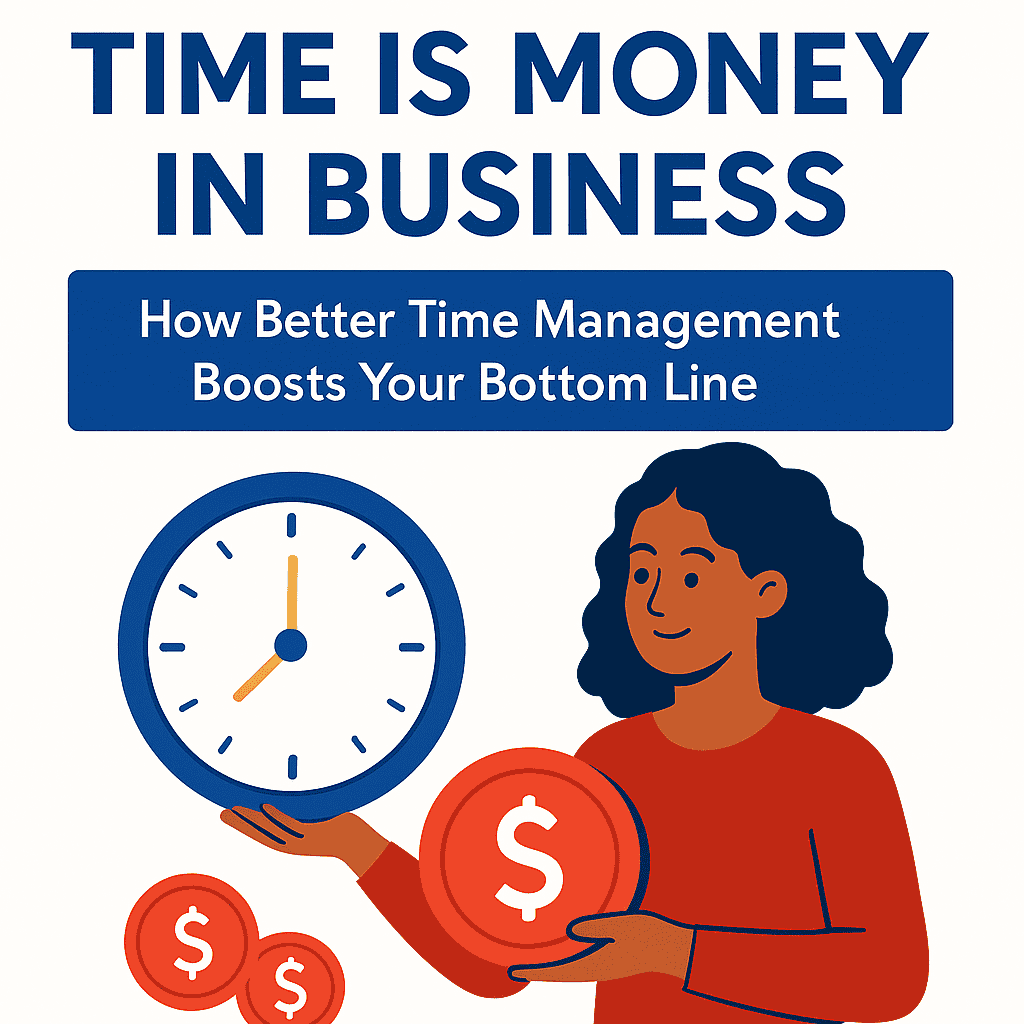 Time is Money: Better Time Management Boosts Your Bottom Line.